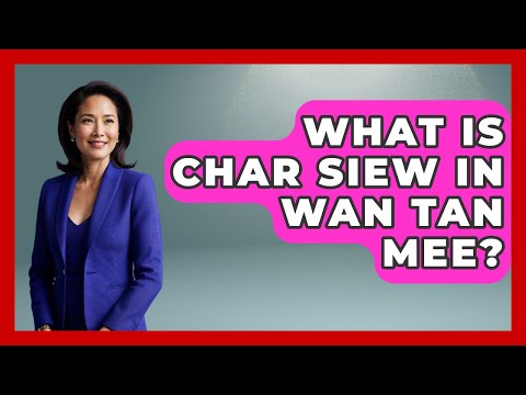 What Is Char Siew In Wan Tan Mee? - Exploring Southeast Asia