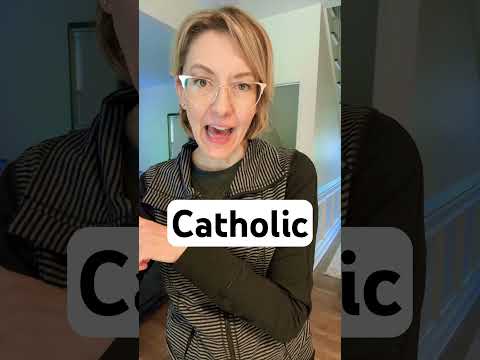 How to Pronounce CATHOLIC - #SHORTS Quick #English Pronunciation Mini Lesson #Learnenglish