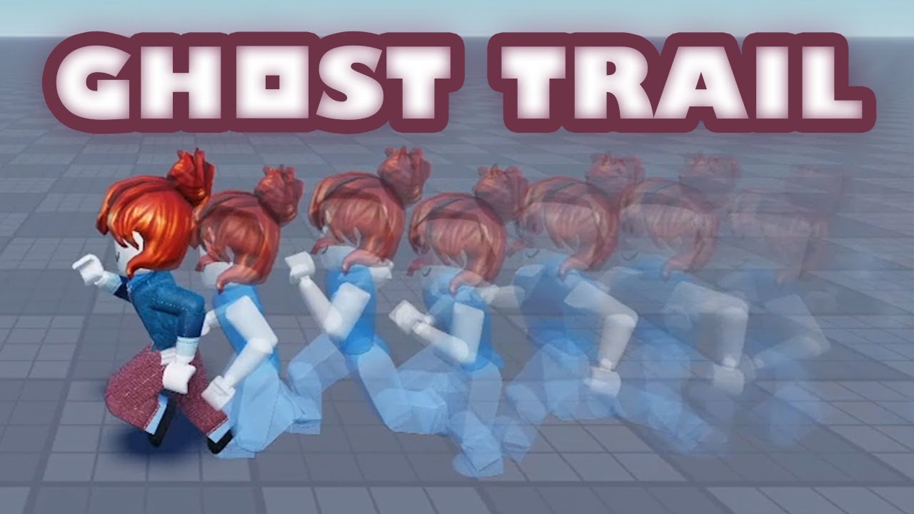Roblox studio tutorial : How to make afterimage effect (ghost trail)