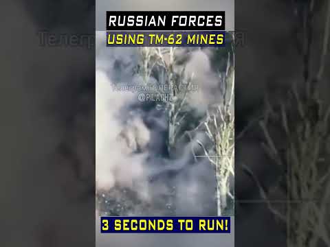 Russian Soldiers Use TM-62 Mines in High Risk Tactics!