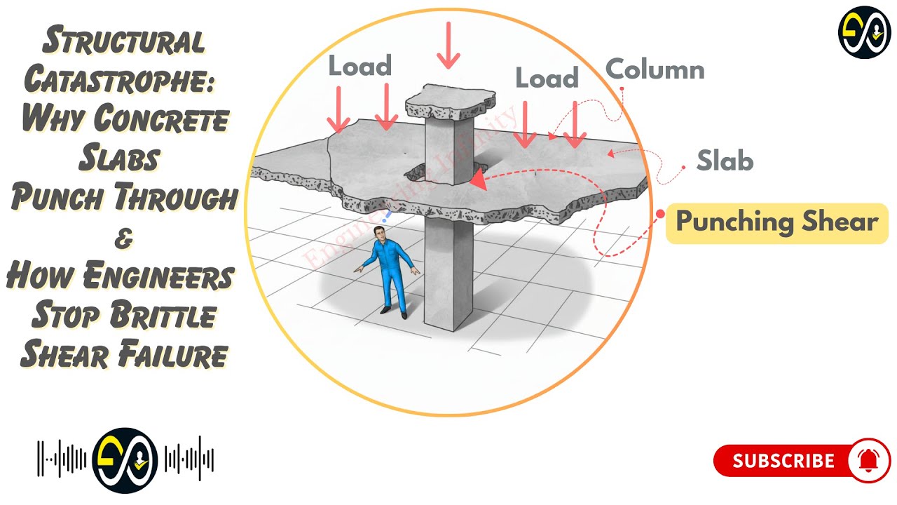 Structural Catastrophe Why Concrete Slabs Punch Through and How Engineers Stop Brittle Shear Failure