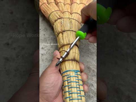 Quick And Practical Techniques For Tying Bamboo Poles With Iron Wire