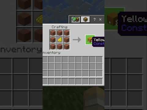 How To Make Yellow Terracotta In Minecraft #Shorts