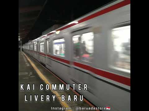 Kereta Api KAI Commuterline Dengan Logo Dan Livery Baru Nan Cantik ‼🤠👍🇮🇩