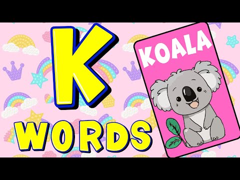 Words that start with Kk | "Kk" Words | Letter Kk Song for Kids