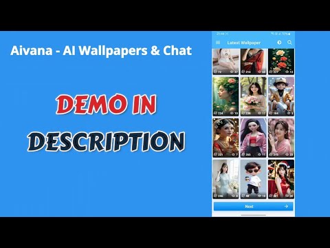 Aivana AI: HD Wallpaper App with AI Chat & Free API | Best Android AI App 2025