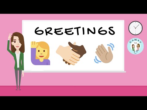 Conversation - The Usual Greetings g…: English ESL video lessons