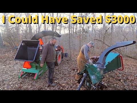 A Better Wood Chipper for 1/2 the Price - Head to Head Comparison