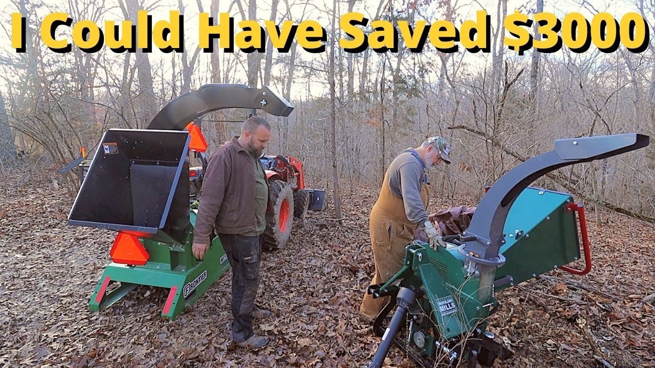 A Better Wood Chipper for 1/2 the Price - Head to Head Comparison