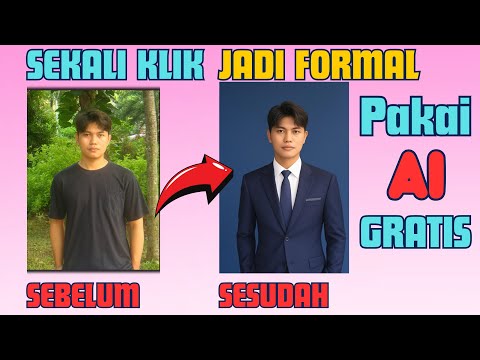 Begini Caranya Edit Foto jadi Formal Menggunakan Ai Gratis | Ubah Baju Jadi Formal