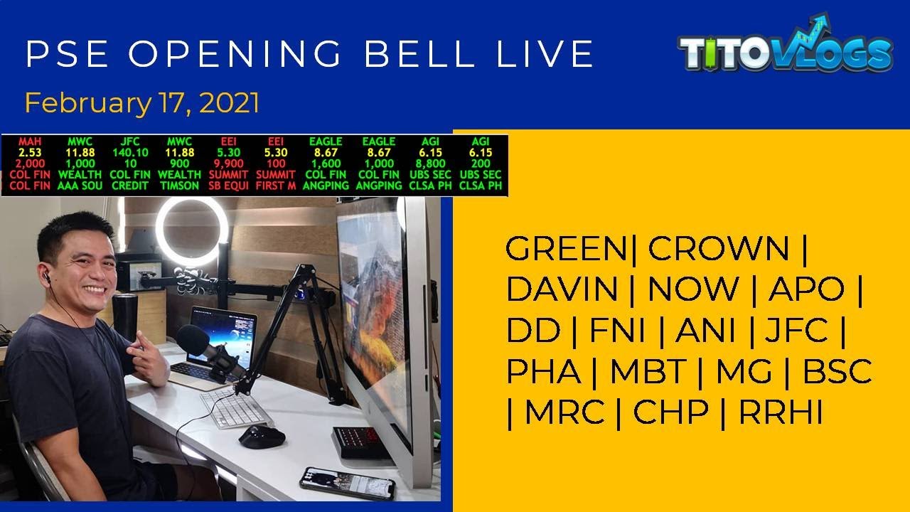 PSE OPENING BELL  LIVE | FEBRUARY 17 2021