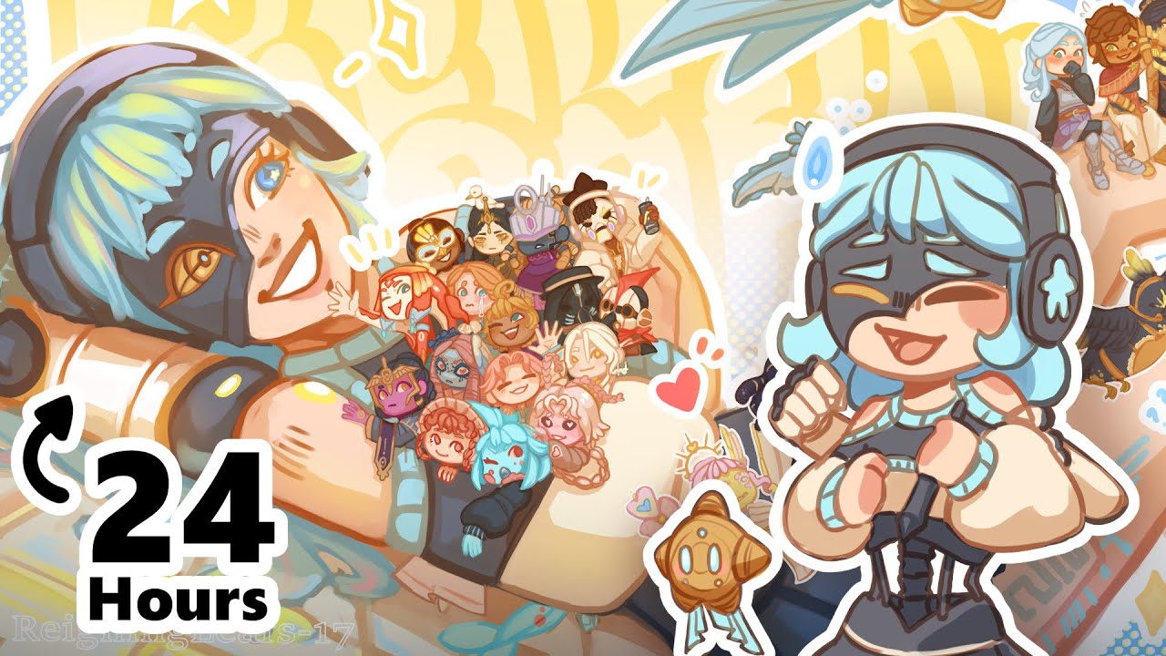 Drawing ALL My OCs On One Canvas