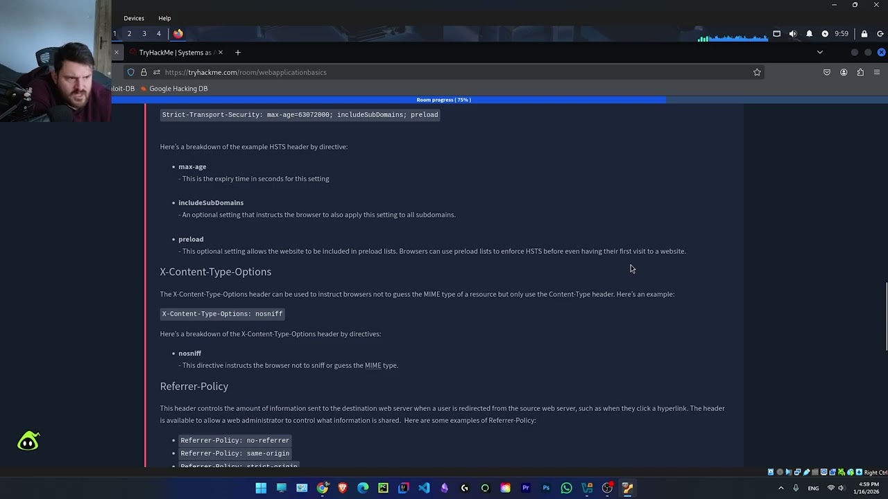Web Application Basics | Task 9 - Security Headers
