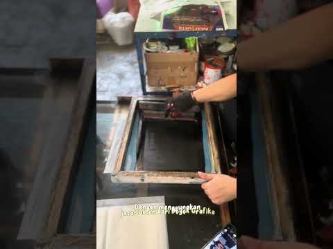 Proses sablon plastik zipperbag/ziplock #shorts #plastiksablon #percetakanmurah