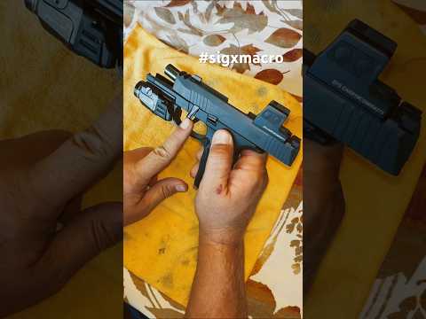 Yes I love guns too.. Problem with Sig X Macro slide takedown and reassembly.