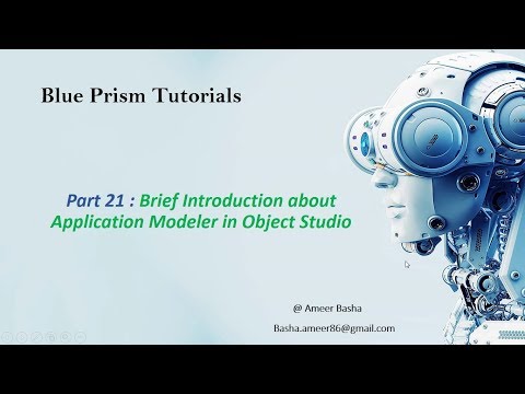 Part 21 : Introduction to Application Modeller in Object Studio ...
