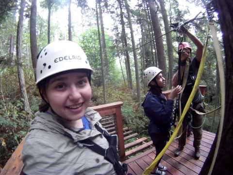Crossing the Bridge - Zip Lining Canopy Tour - Camano Island, WA