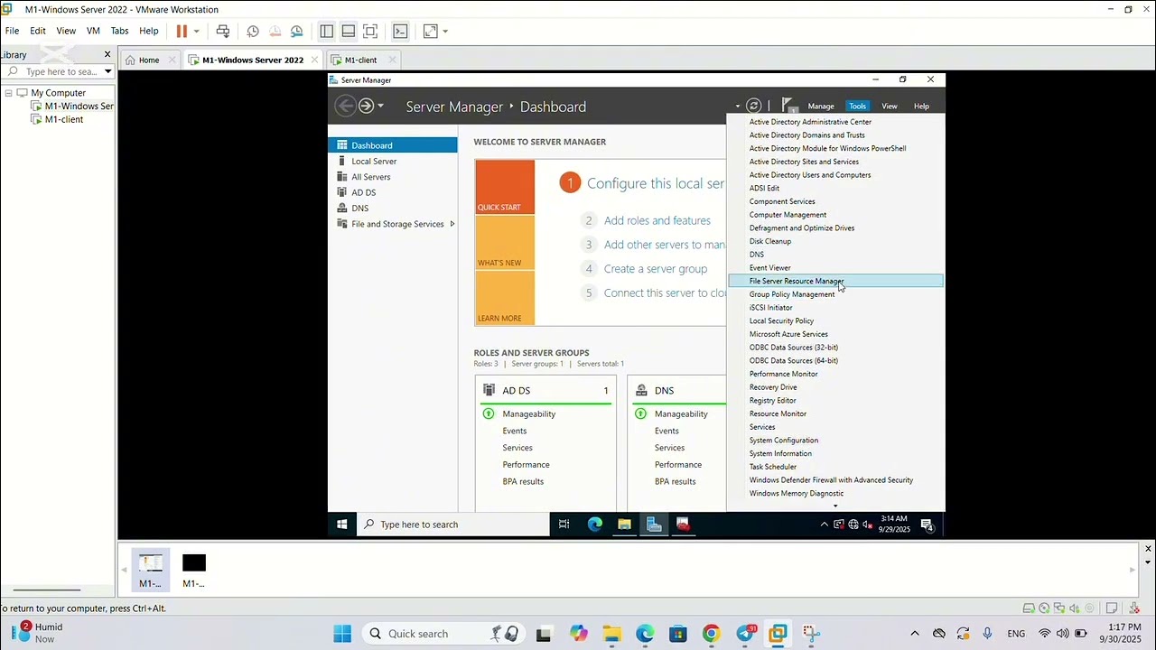 Install File Server Resource Manager