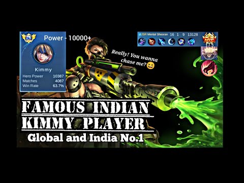 Indian Kimmy godly gameplay mlbb with latest 2023 best build, #mlbbindonesia #mlbb