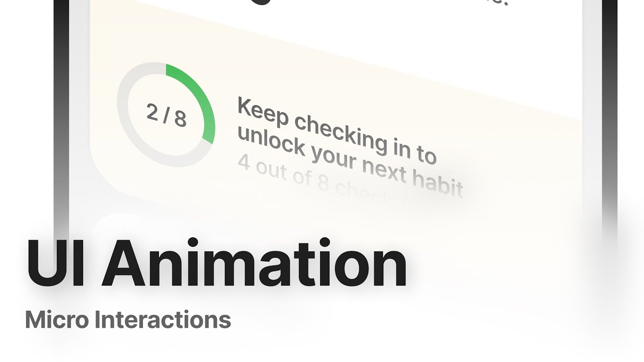 A Quick UI Animation and Micro Interaction - Closeups