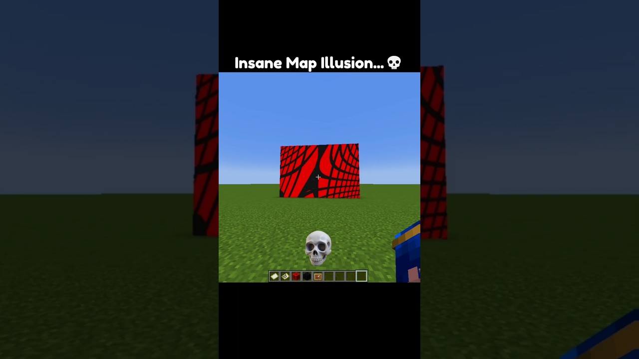 Minecraft Insane Map Illusion#minecraft #shorts