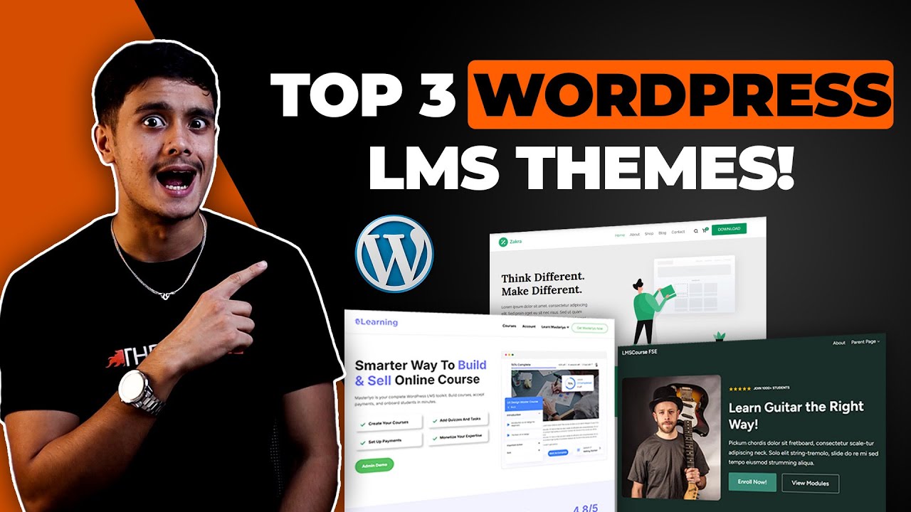 Top 3 WordPress LMS / eLearning Themes - 2025!