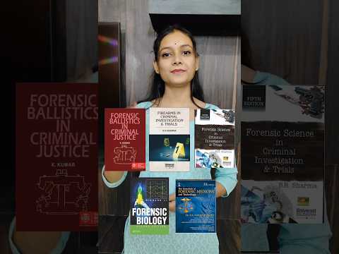 Top 5 Books for Forensic Science Students ๐ฅ | Priyanshi Jain | Forensic Science | Sagar University