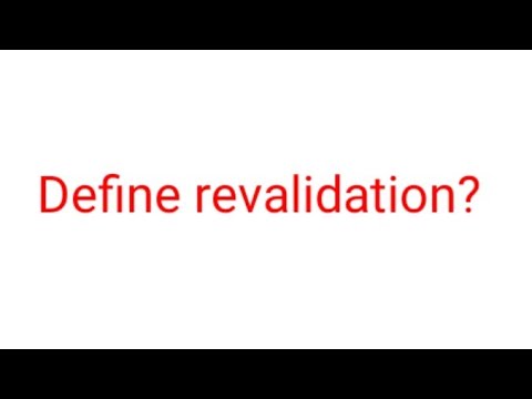 Define Revalidation? Revalidation process in bulk industry. Revalidation process in pharma industry