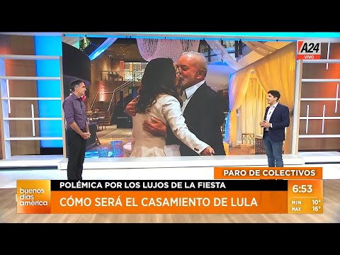 El polémico casamiento de Lula Da Silva, a puro lujo I A24