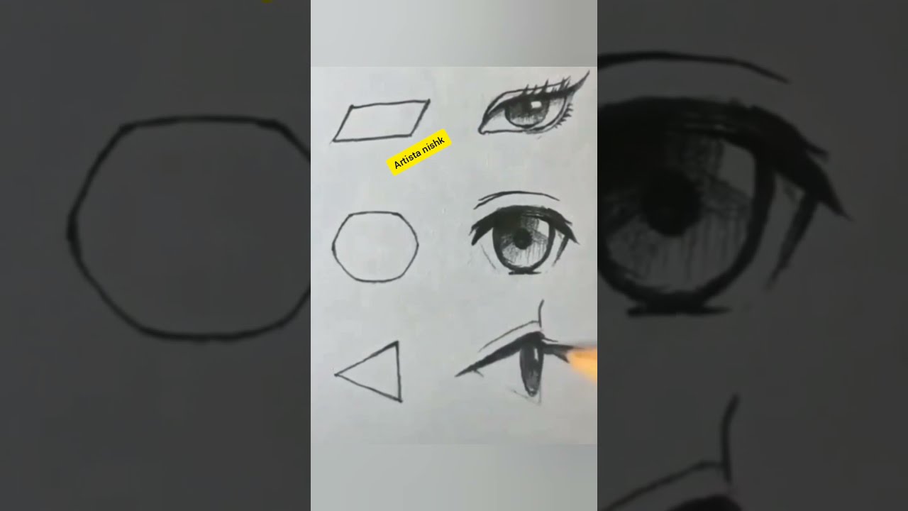 how to draw manga eyes 👁️ anime drawing tips 🔥 #shorts #art #manga #drawing #easy #eyes