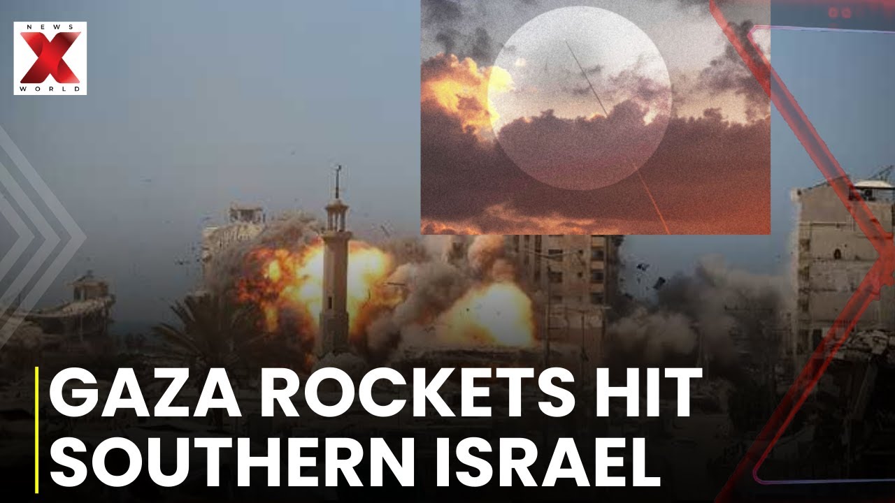 IDF Intercepts Rocket Fired From Gaza Strip | Hamas Attacks Israel | Gaza Rockets | NewsX World