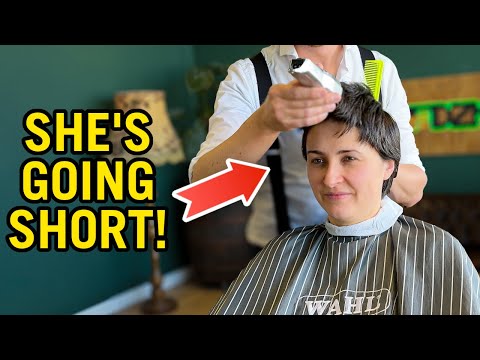 Shocking Haircut! Super Short Buzz Cut Extreme Hair Transformation😳✂️
