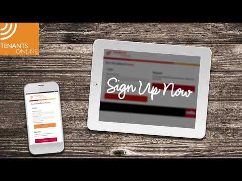 Tenants Online - how to sign up