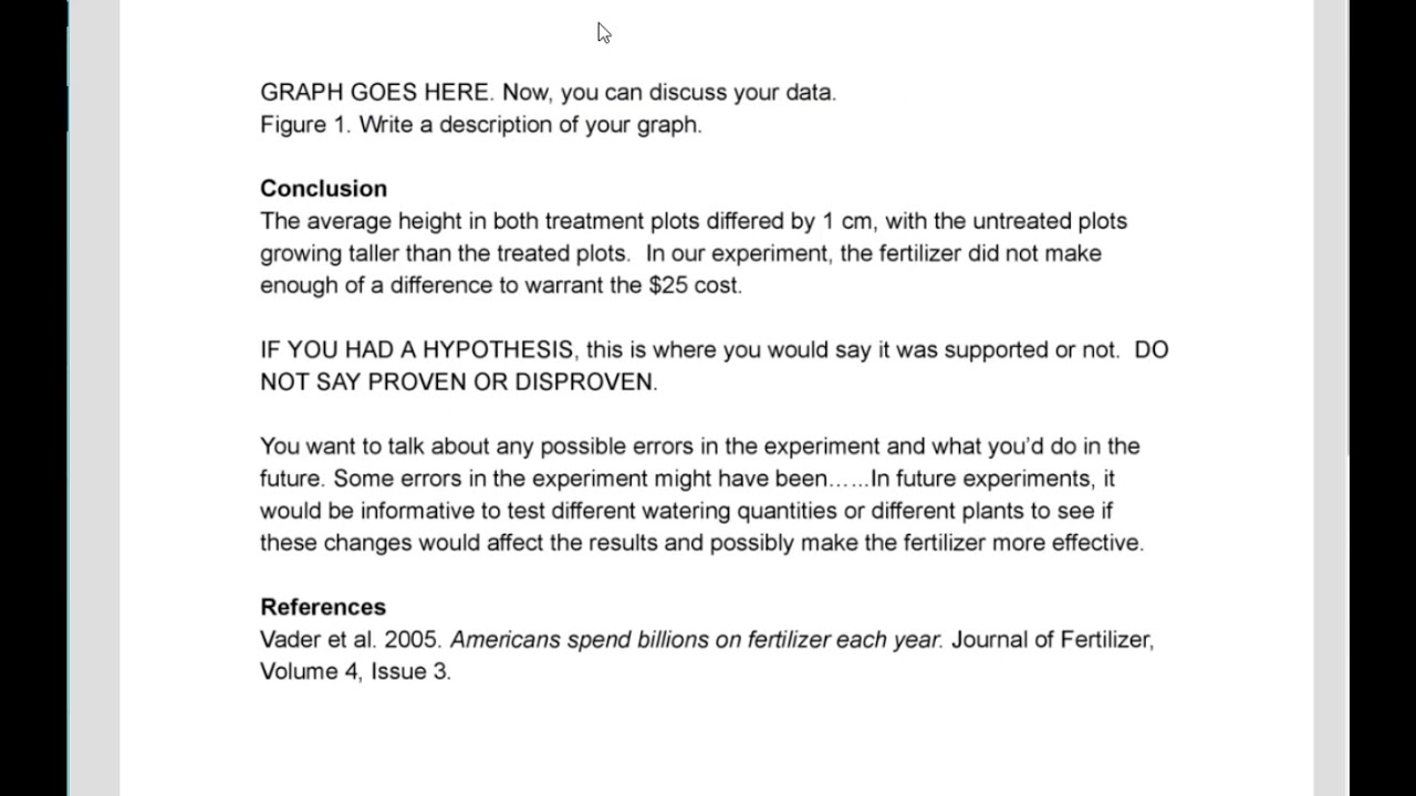Sample Lab Report Walkthrough