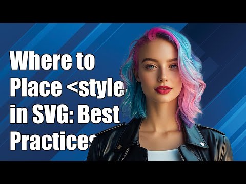 Where to Place style in SVG: Best Practices for Inline and Internal Styles