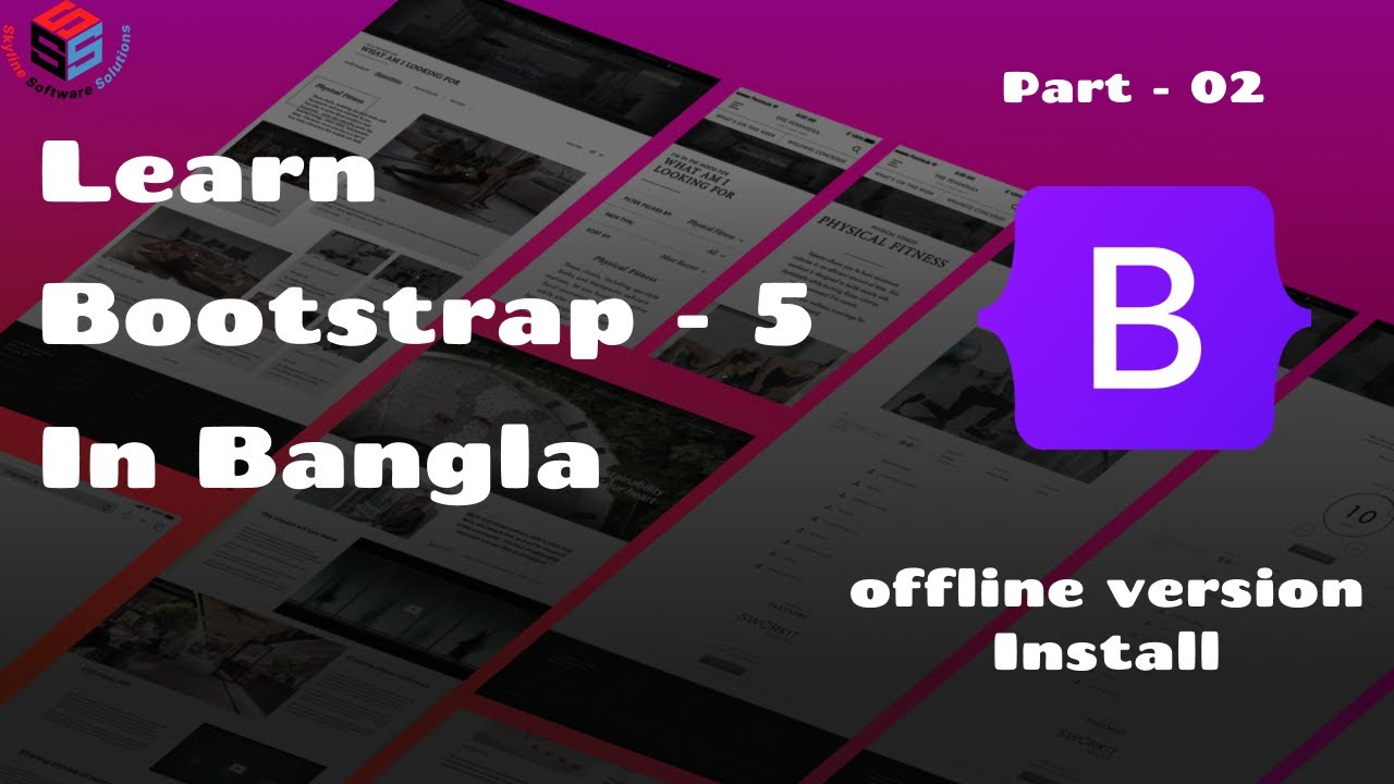 Bootstrap CSS Framework - Full Course For Beginners 02 offline install
