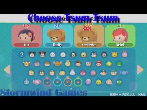 All Characters in Disney Tsum Tsum Festival