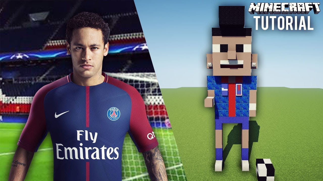Como hacer a NEYMAR en MINECRAFT