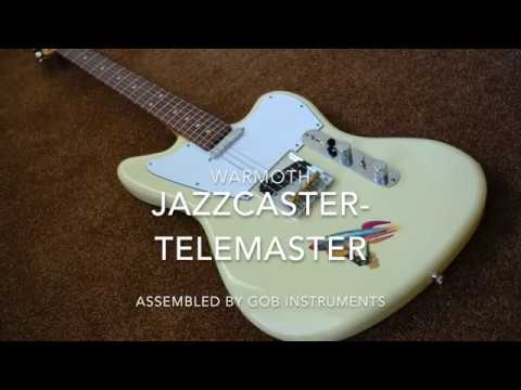 Warmoth Jazzcaster Telemaster Offset Telecaster Olympic White | Reverb