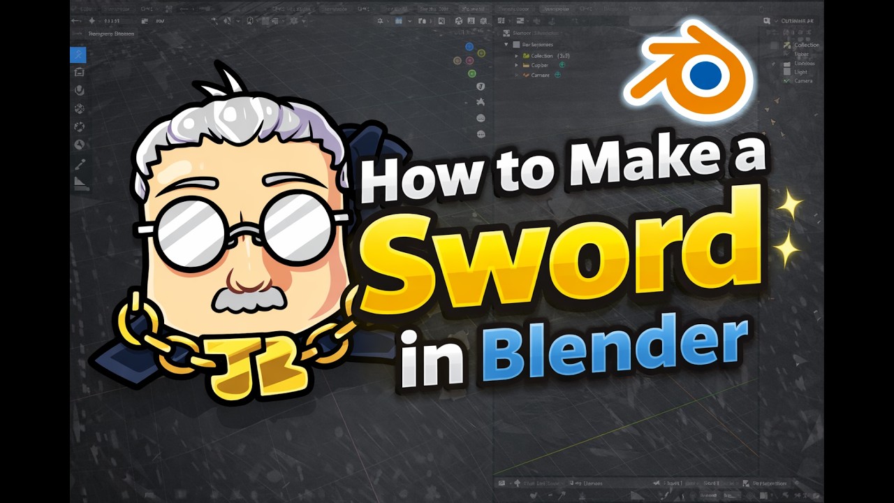 Blender-Tutorial (How to make a Sword. pt.1)