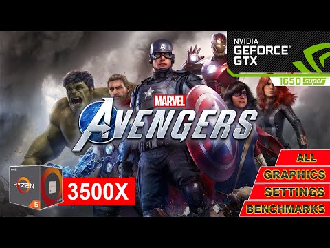 MARVEL AVENGERS : Amd Ryzen 5 3500X | GTX 1650 SUPER | 16GB RAM (Lowest, Low, Medium, High Graphics)