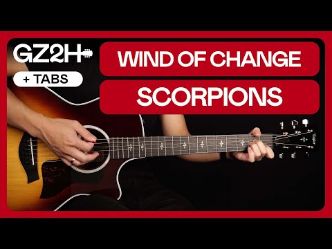 Wind Of Change Guitar Tutorial Scorpions Guitar Lesson |Easy Chords + Electric Version + Solo|