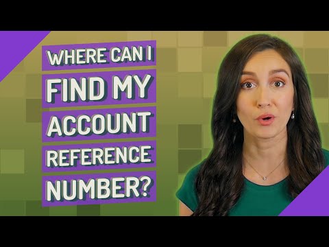 Where can I find my account reference number?