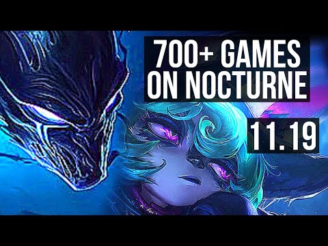 NOCTURNE vs VEX (MID) (DEFEAT) | 2.0M mastery, 700+ games | BR Master | v11.19
