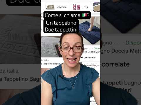 Learn Italian Vocabulary 🇮🇹 - How to say rug / carpet