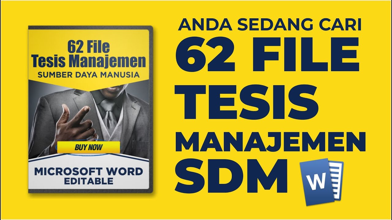 CONTOH TESIS MANAJEMEN SUMBER DAYA MANUSIA PDF | WhatsApp 082136853553