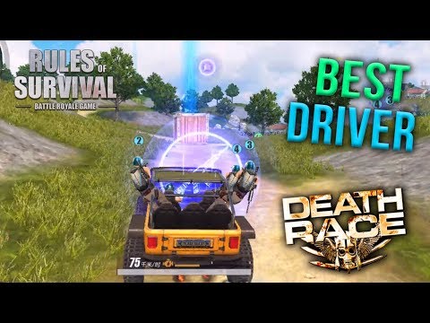 BEST DEATH RACE DRIVER IN THE GAME! Rules of Survival PC Gameplay