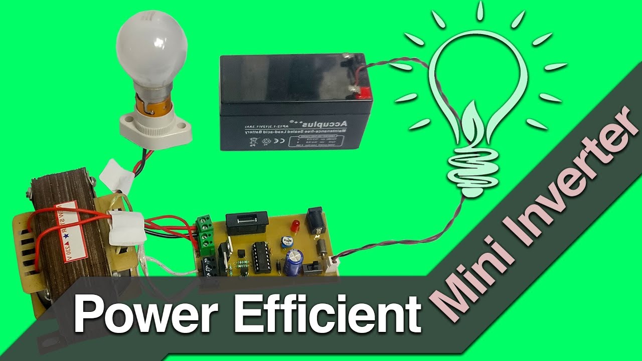 Power Efficient Mini Inverter Electronics Project