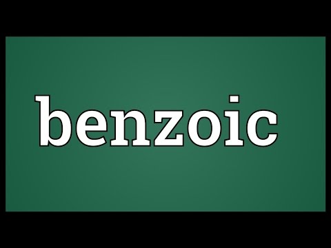 Benzoic Meaning