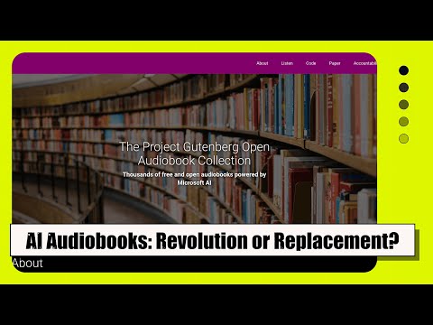 Exploring the Project Gutenberg Open Audiobook Collection and the Role of AI in Audio Narration